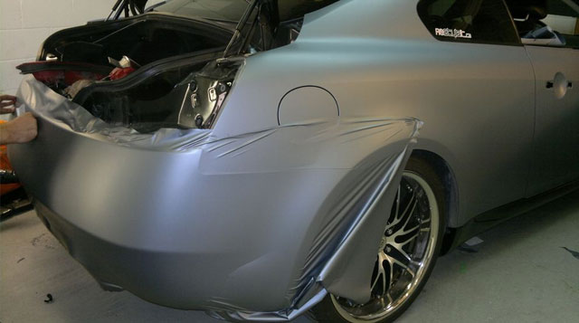 Car Wraps Chicago - 3M, Avery Black Matte Car Wrap, Vehicle Graphics